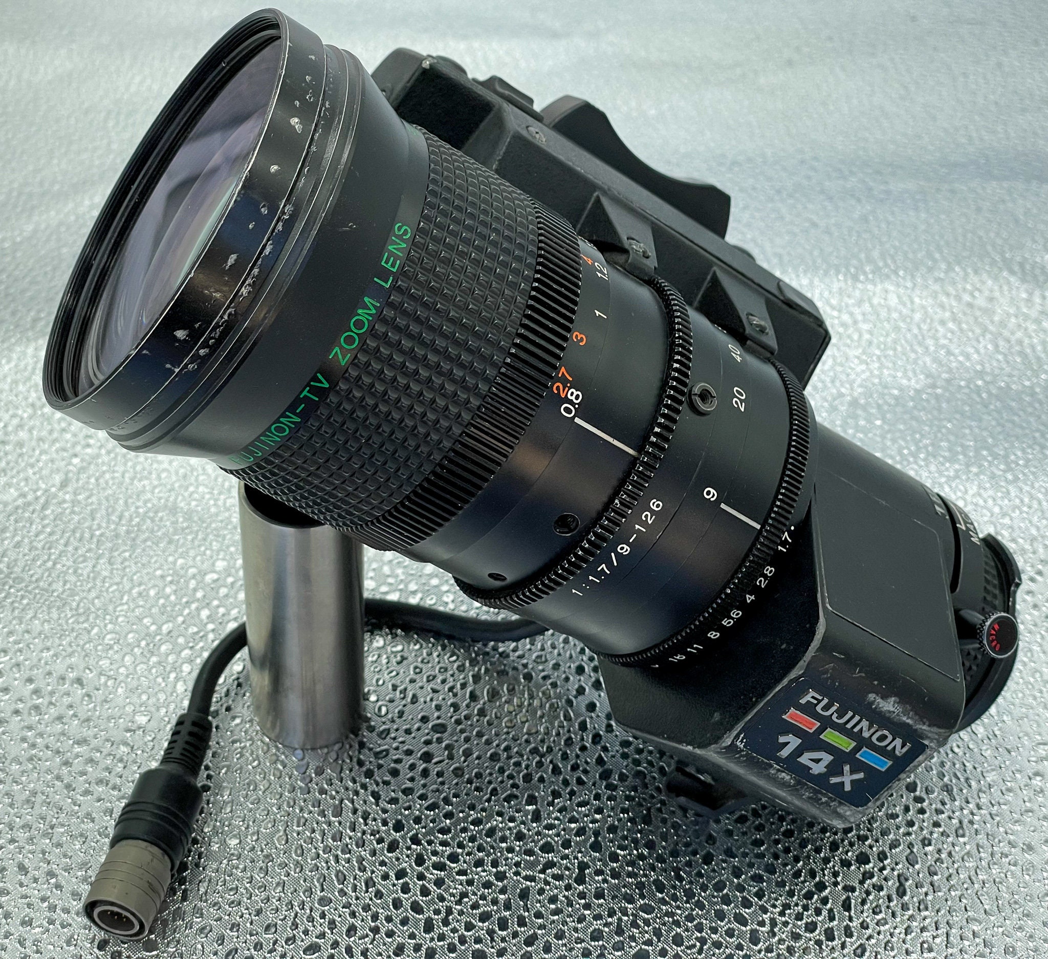 Fujinon ENG Video Television 9-126mm T1.7 Vintage Zoom Lens W/built in ...