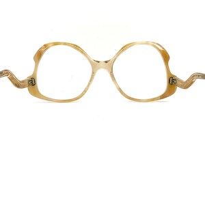 Vintage 80s Drop Arm Eyeglasses | New Old Stock | Round Oversized ...