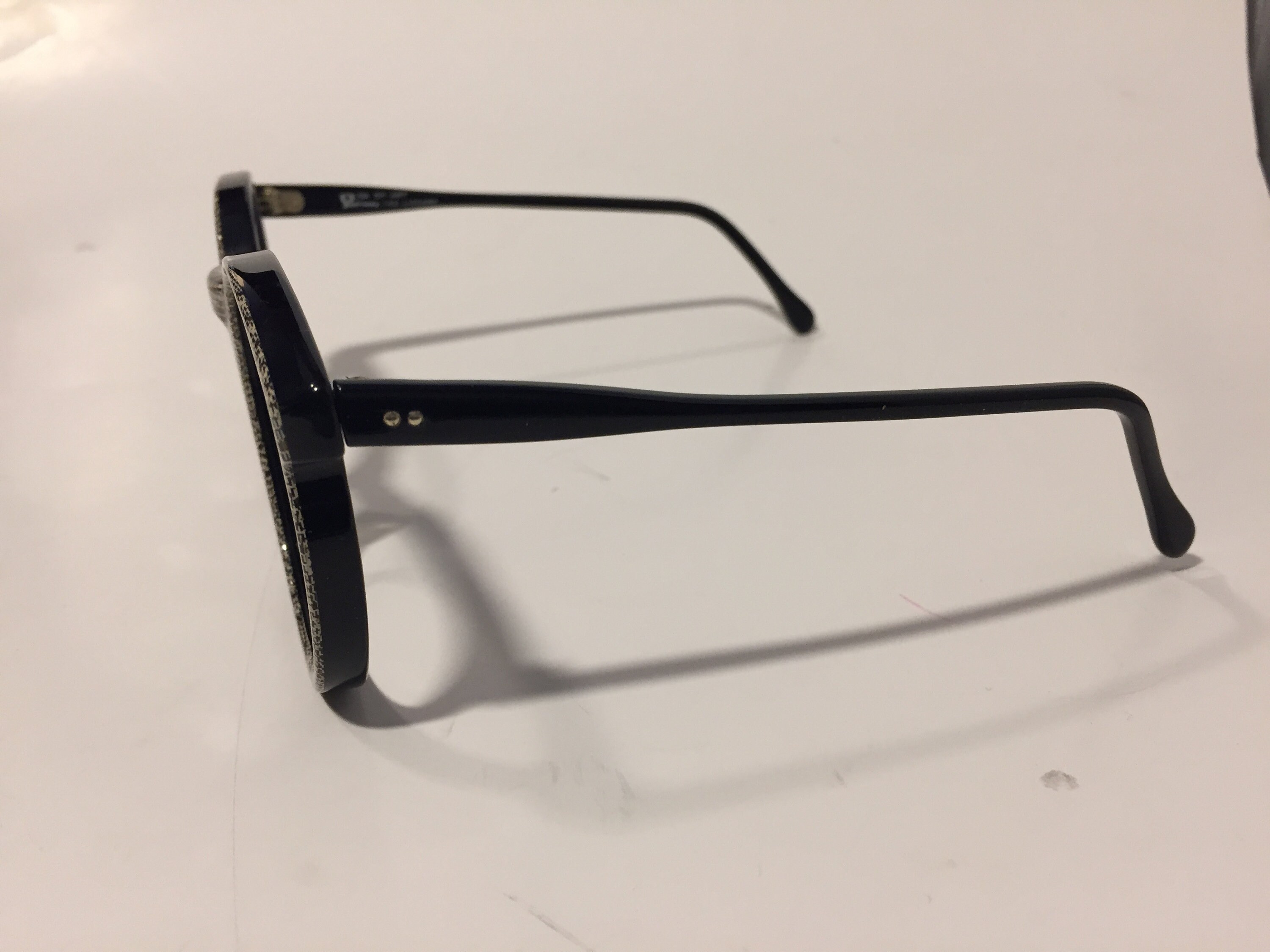 Vintage Large Round Eyeglasses | New Old Stock | BIG 80s Large Oversize ...