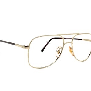 80s Aviator Eyeglass Frames | New Old Stock | Large Metal Aviator ...