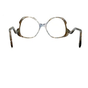 Vintage 80s Drop Arm Eyeglasses | New Old Stock | Round Oversized ...