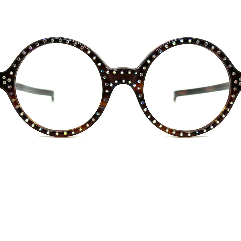 Rhinestone Glasses Etsy