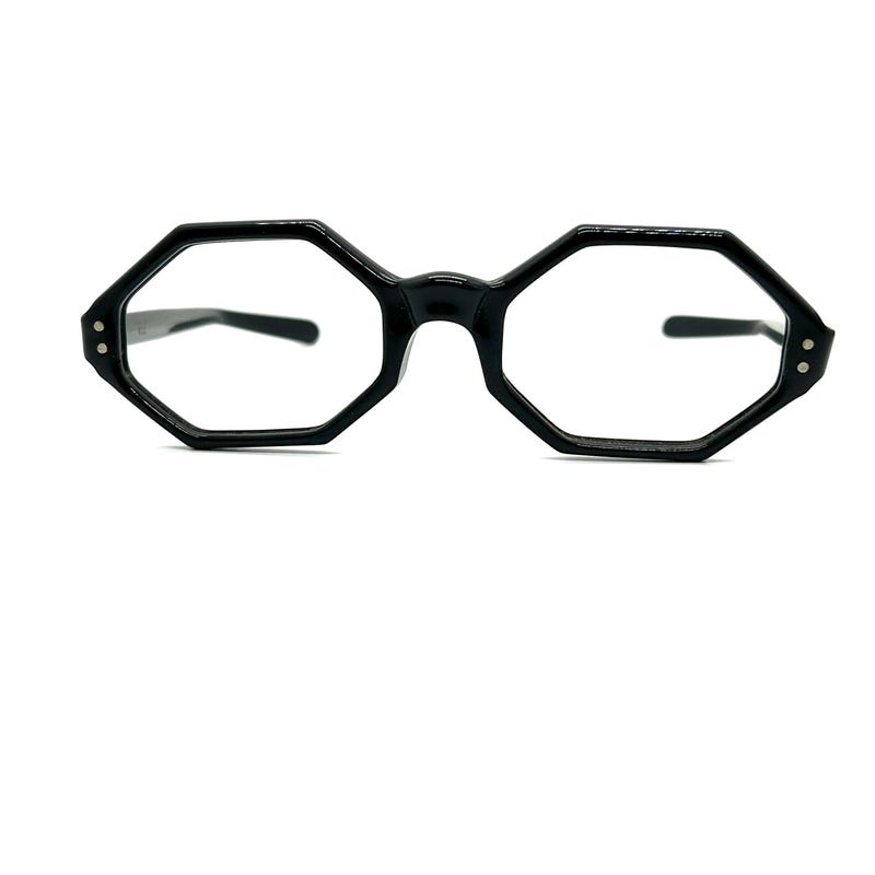 Octagon Eyeglasses - Etsy