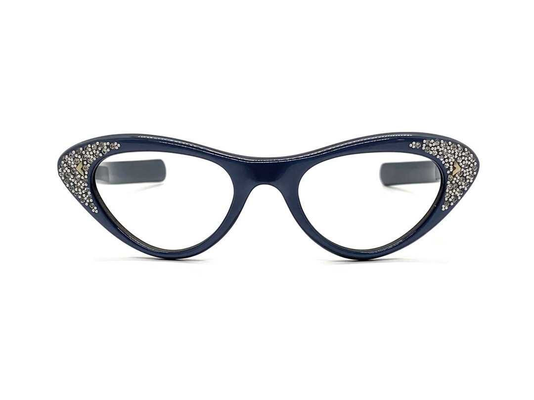 Unworn 50s Eye Glasses Frames | New Old Stock | Vintage 50s Steel Gray ...
