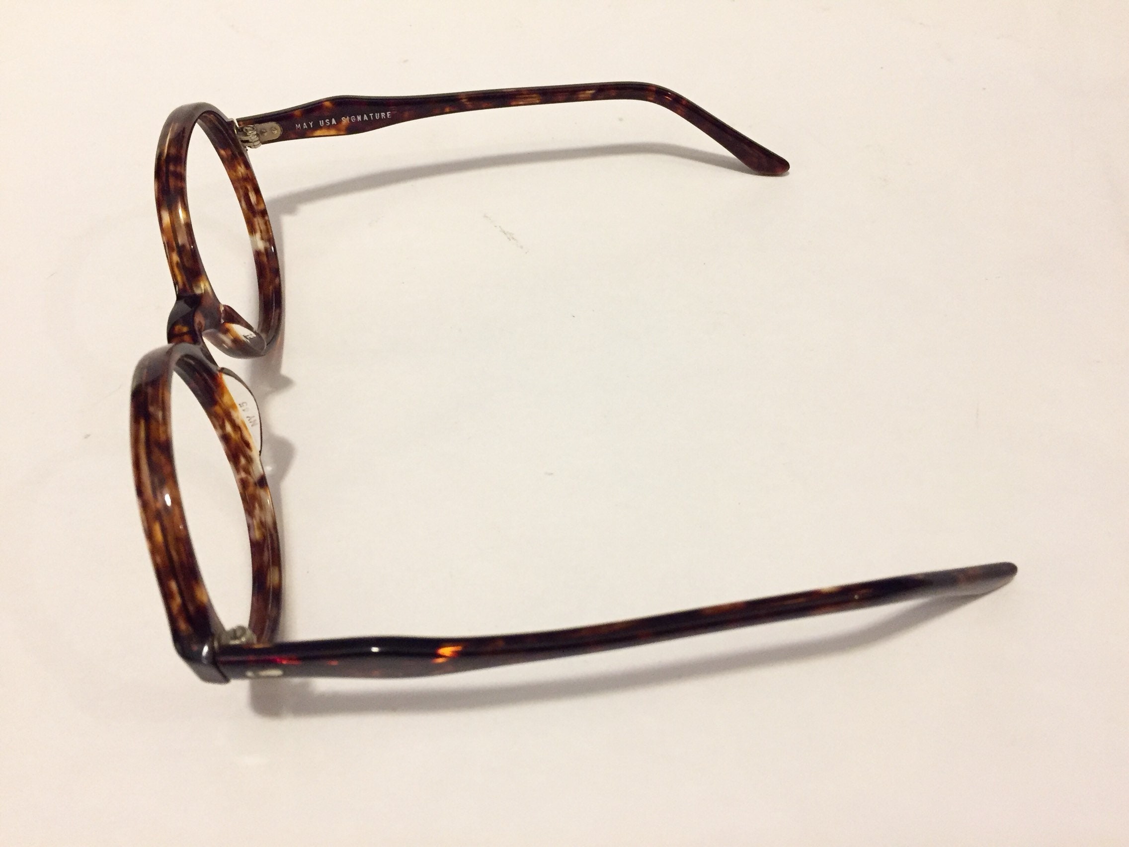 Unworn 60s Round Eyeglass Frames Vintage 70s Large Round | Etsy