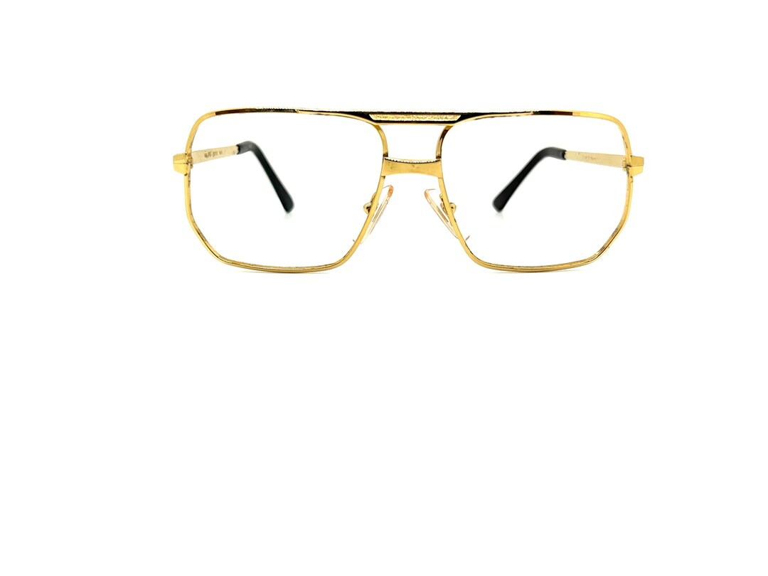80s Gold Aviator Eyeglass Frames | New Old Stock | Aviator Eyeglasses ...