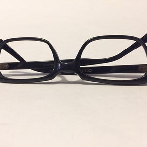60s Vintage Eyeglasses | New Old Stock | Vintage Black Square Eyeglass ...