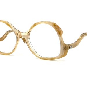 Vintage 80s Drop Arm Eyeglasses | New Old Stock | Round Oversized ...
