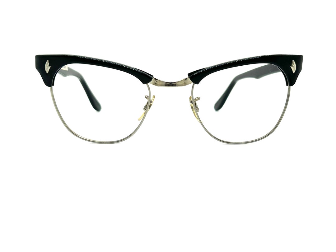 Unused 50s Eyeglass Frames | New Old Stock | Vintage 60s Black ...