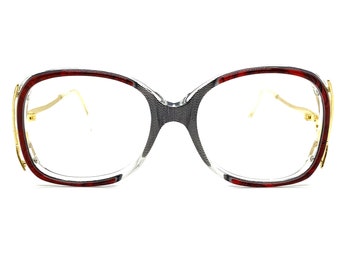 Unworn 80s Drop Arm Eyeglass Frames | New Old Stock | Pink & Clear ...