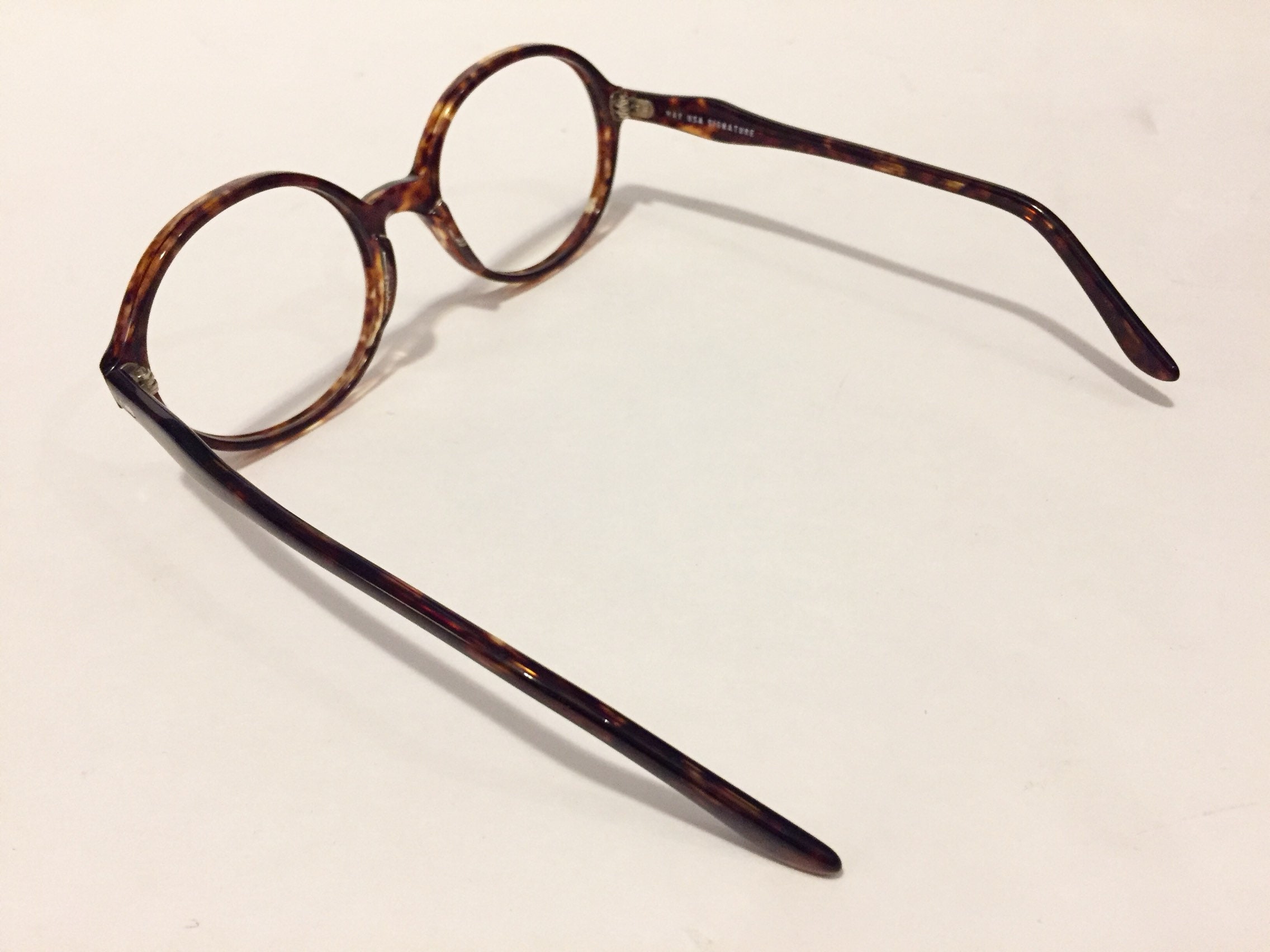 Unworn 60s Round Eyeglass Frames Vintage 70s Large Round | Etsy