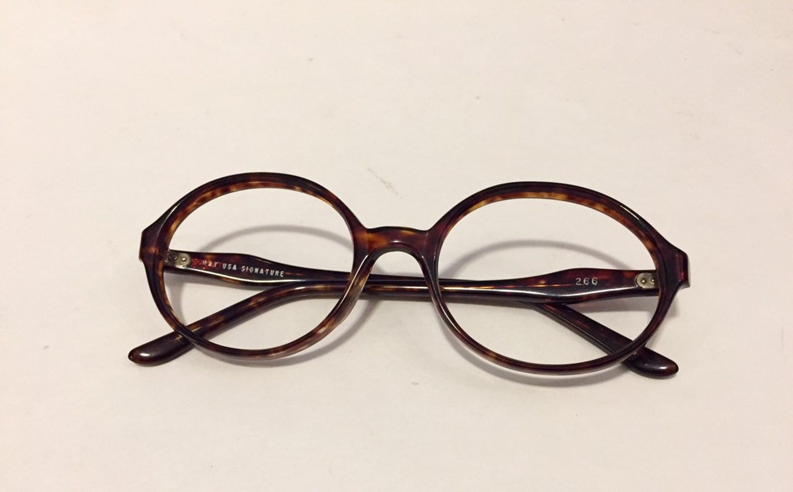 Unworn 60s Round Eyeglass Frames Vintage 70s Large Round | Etsy