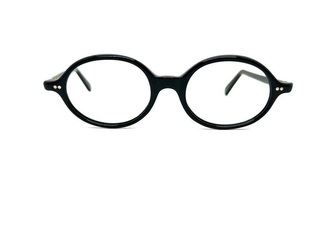 Unused 60s Oval Eyeglass Frames | New Old Stock | Black Oval Eyeglasses ...