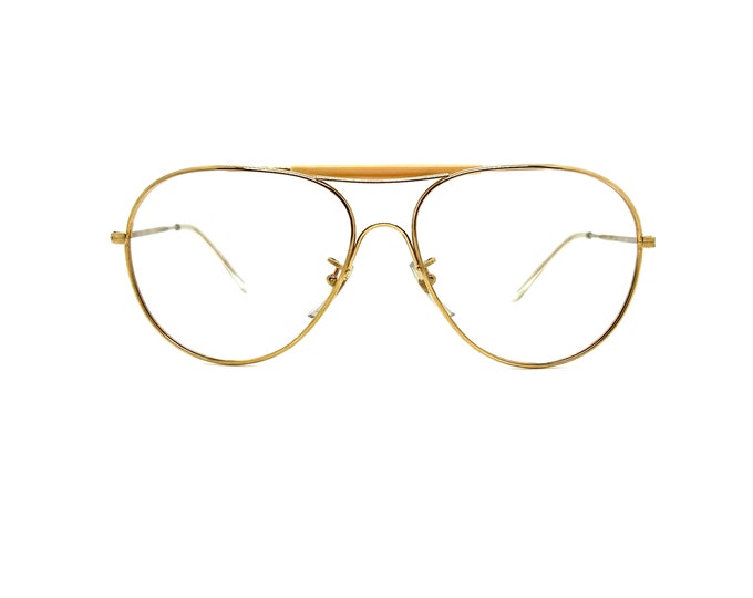 Unused 80s Metal Aviator Eyeglass Frames | New Old Stock | Large ...