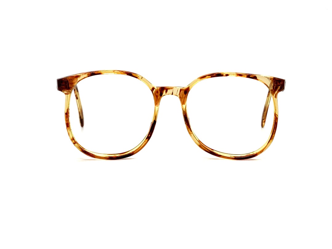 80's Round Glasses Frames | New Old Stock | BIG Round Eyeglasses ...