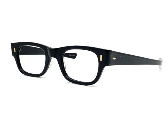 50s Black Horn Rim Eyeglasses | New Old Stock | Vinta… - Gem