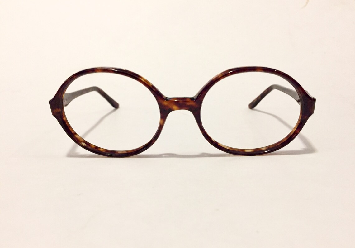 Unworn 60s Round Eyeglass Frames Vintage 70s Large Round | Etsy