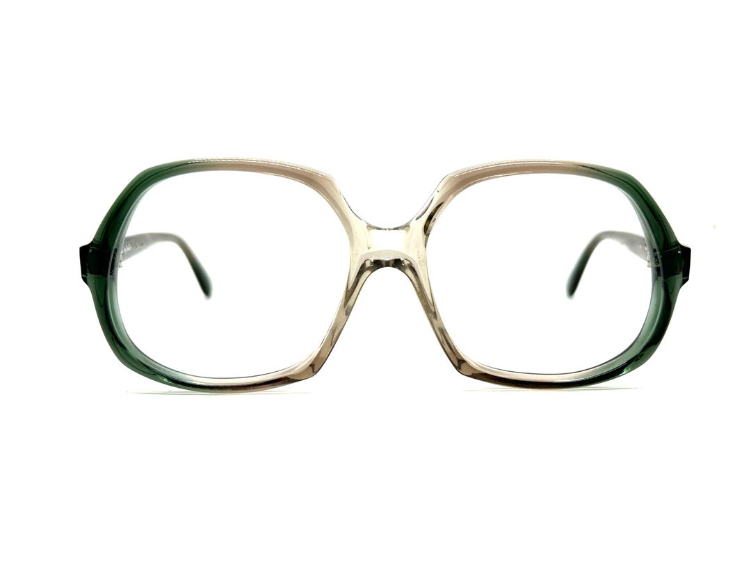 80s French Designer Eyeglasses New Old Stock Large Thick Square ...