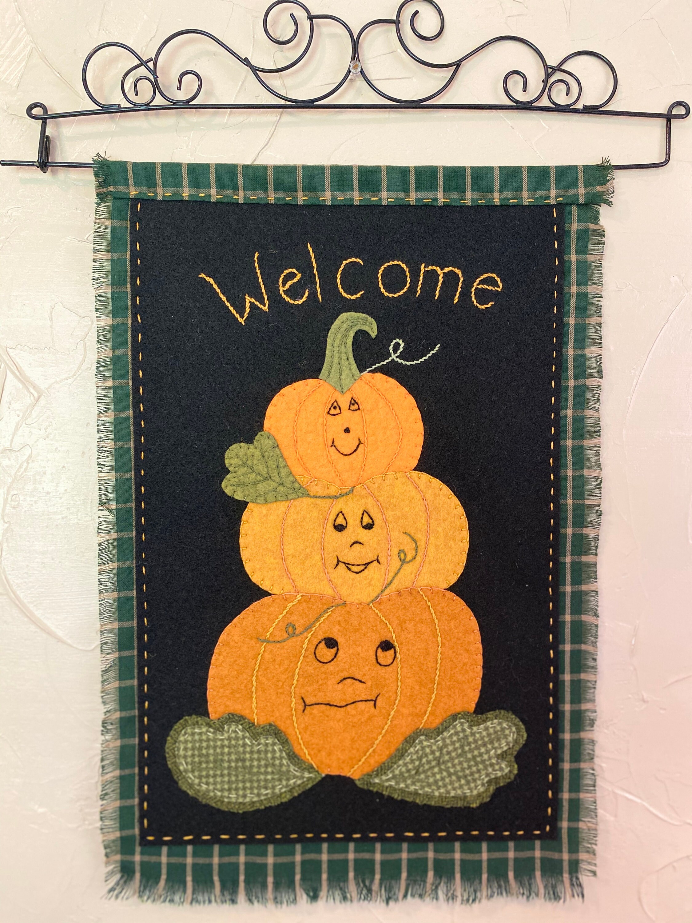 WELCOME PUMPKINS Flag - Etsy