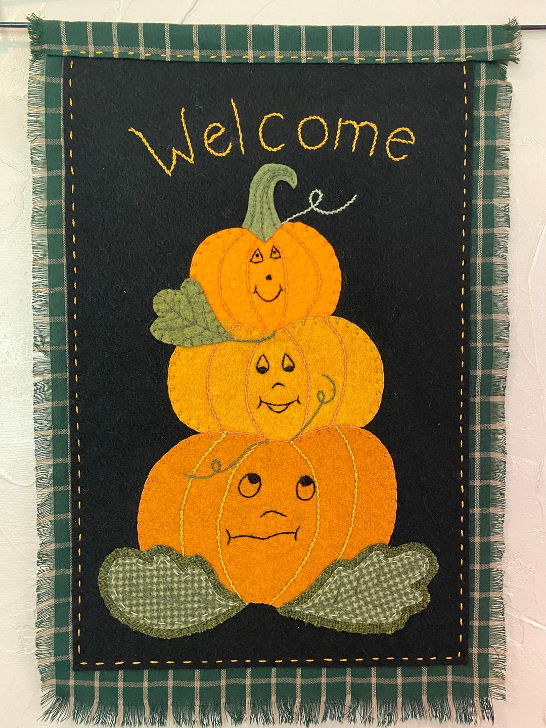 WELCOME PUMPKINS Flag - Etsy