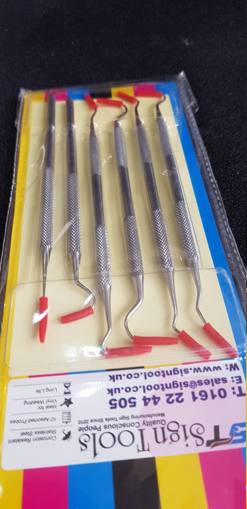 Cricut Siser Vinyl Weeding Tool Set 6 Pieces Sign Vinyl - Etsy