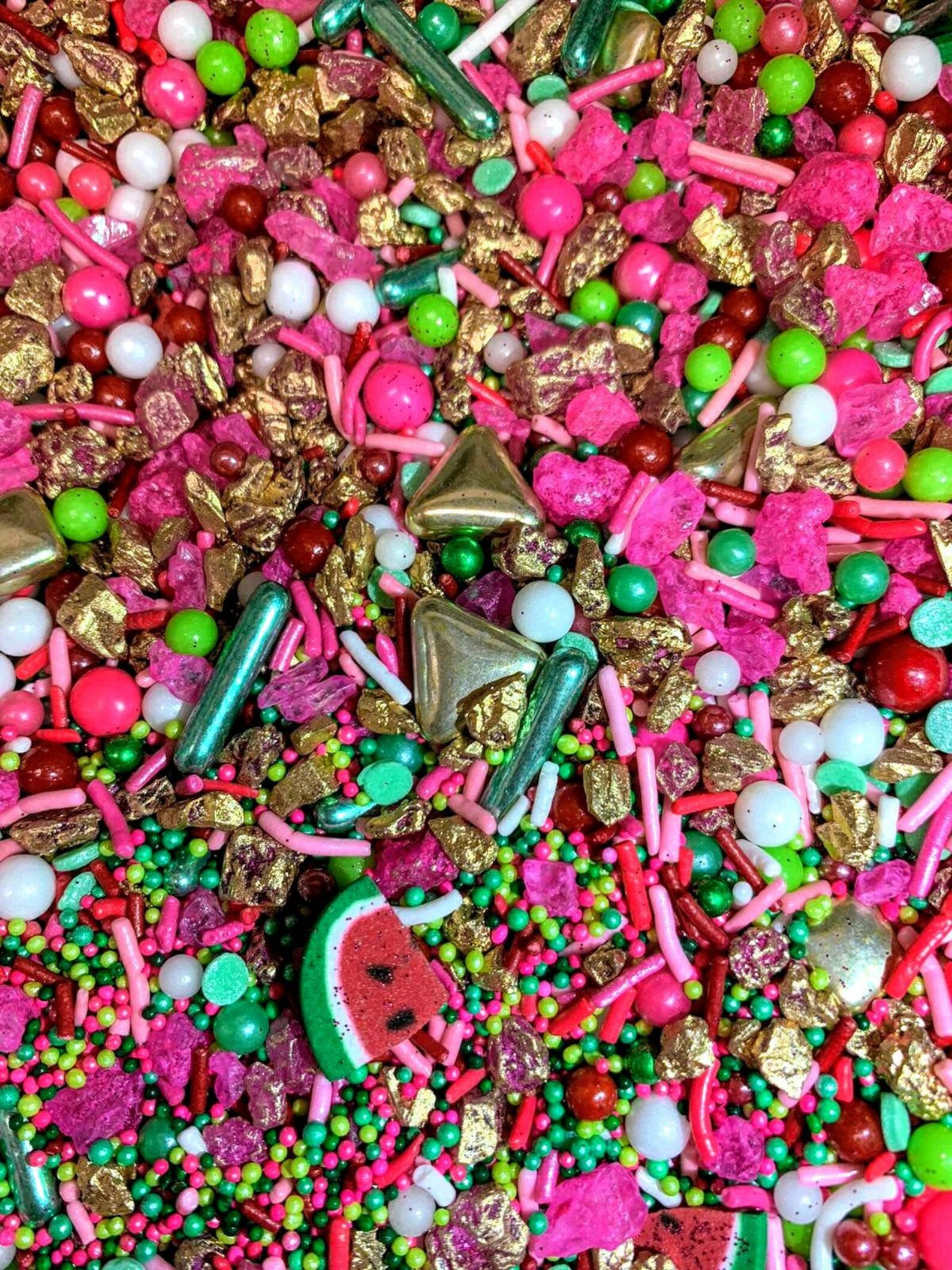 Watermelon Sprinkles Summer Sprinkle Mix Edible Cake | Etsy