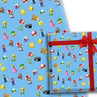 Game Console Wrapping Paper Controller Wrap Paper Gamers Wrapping Paper ...
