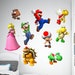 Super Mario Characters Vinyl Wall Sticker Decal WATERPROOF - Etsy