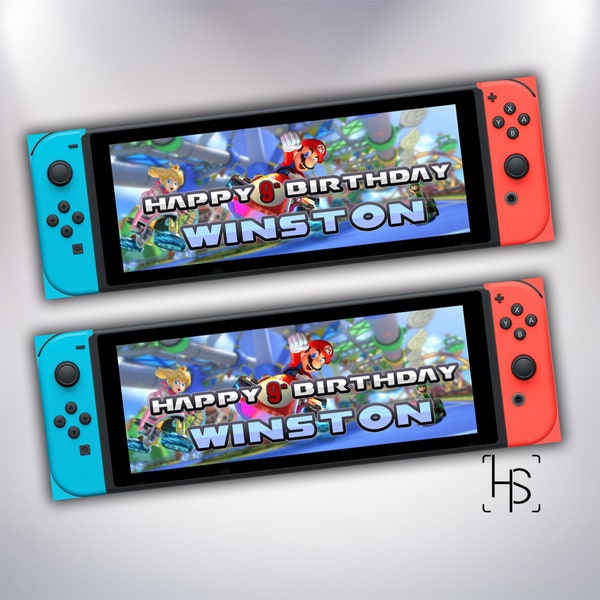 Nintendo Switch Invitation - Etsy