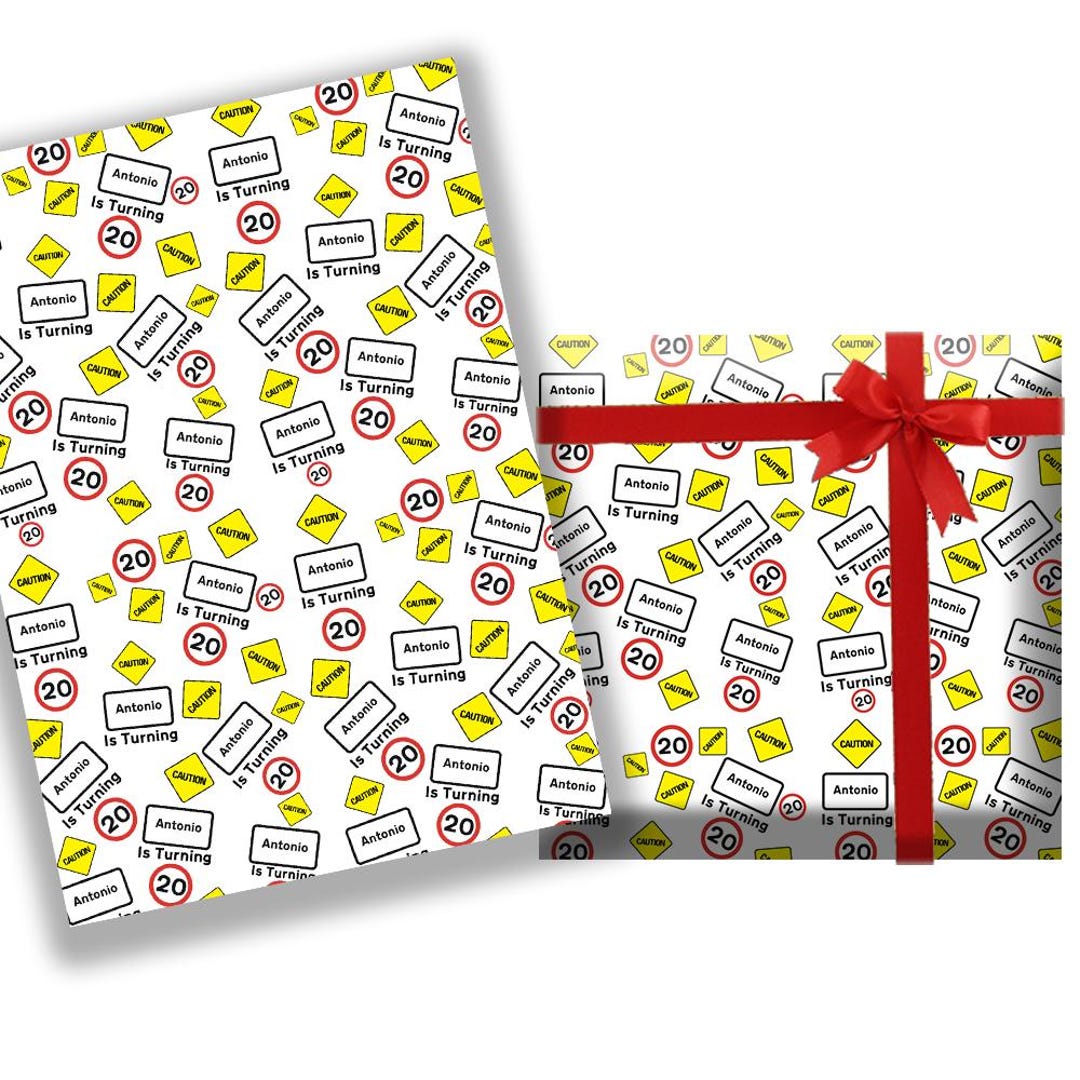 Road Signs Fun UK Birthday Theme Personalised Name and Age Gift ...