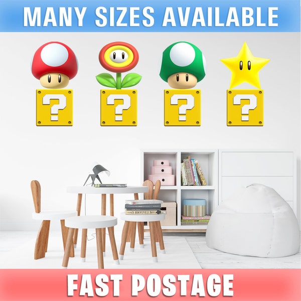 Nintendo Wall Decal - Etsy Canada