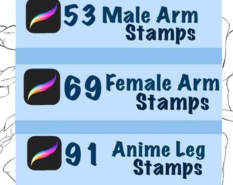 Procreate Cartoon Arms and Legs - Etsy