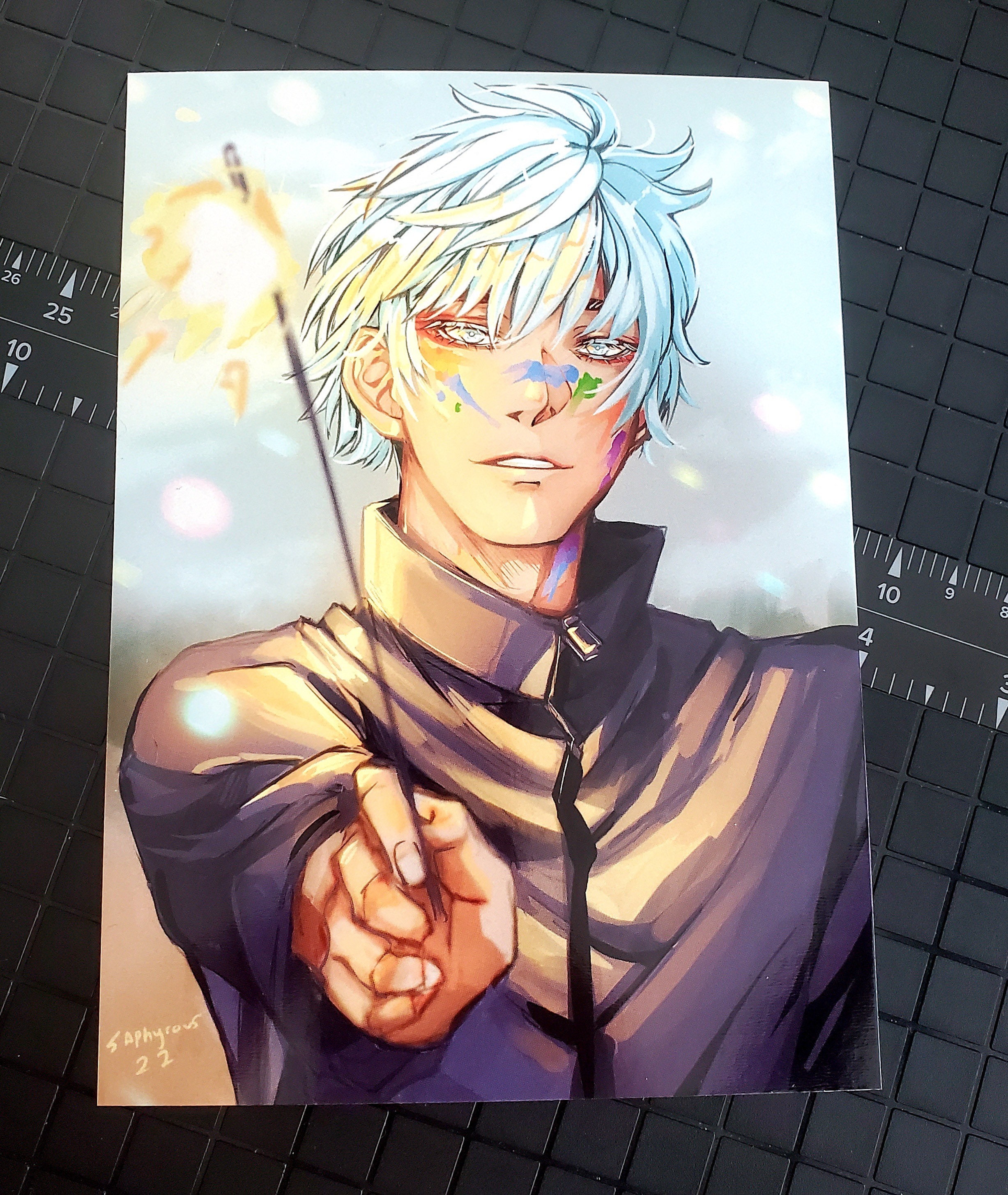 Character Postcard Heavy Cardstock Anime Celebration Print - Etsy