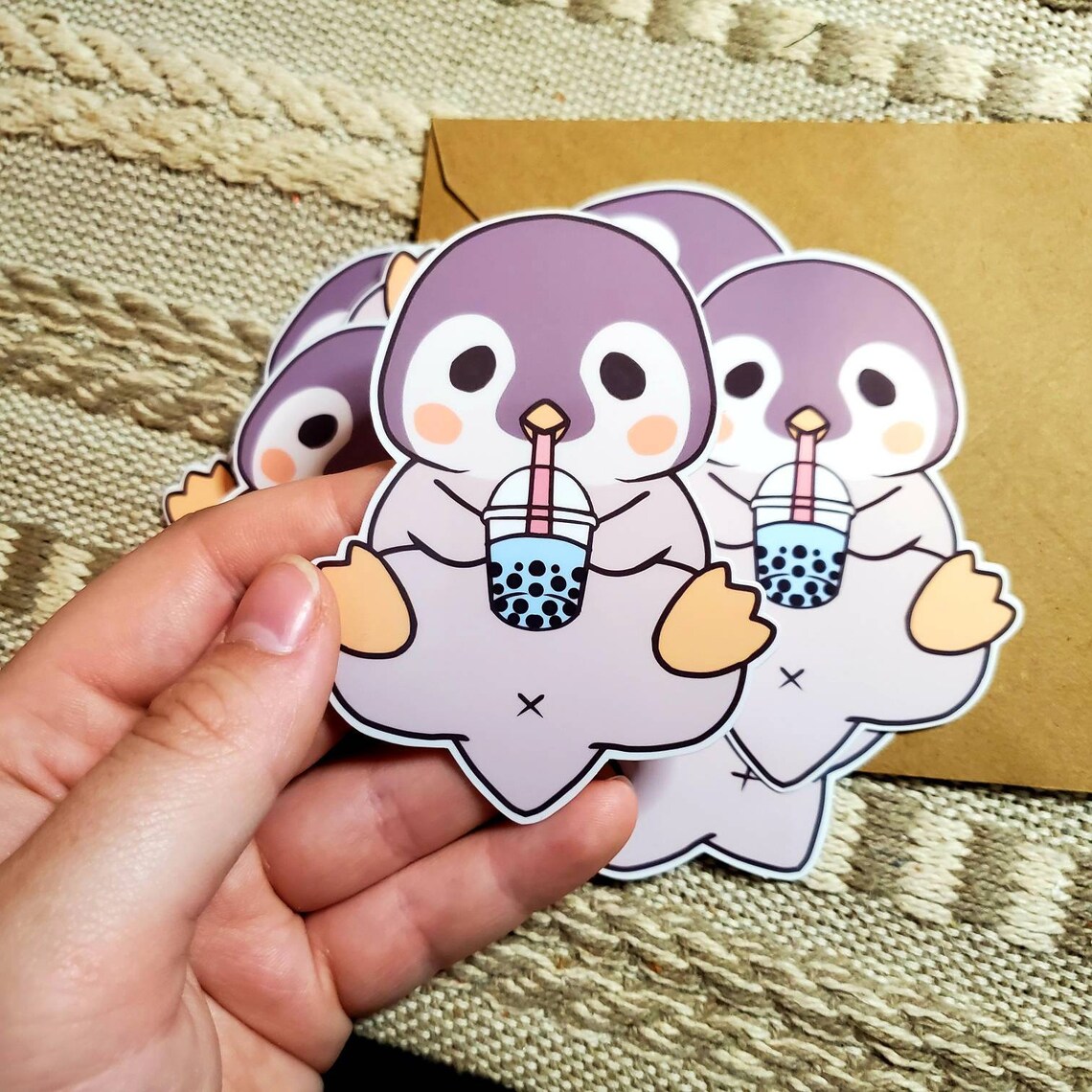Cute Boba Penguin Sticker Decal Perfect for Animal Lovers - Etsy