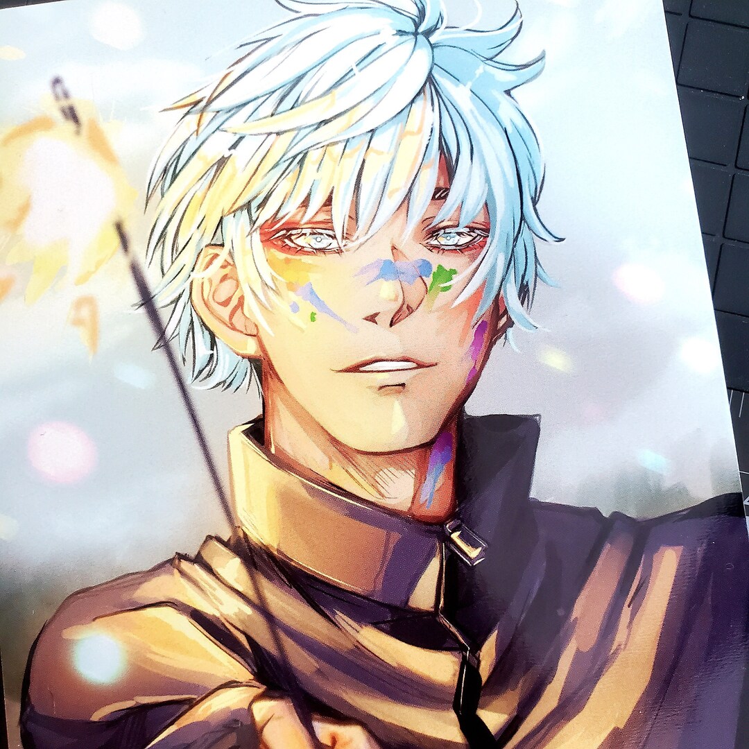 Character Postcard Heavy Cardstock Anime Celebration Print - Etsy