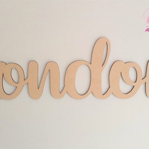 MDF Wooden Name | Laser Cut MDF 3MM | Wood Name | DIY Name | Raw Mdf ...