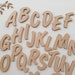 MDF Wooden Letters Large Letters Laser Cut MDF 3MM 12cm 15cm 20cm 25cm ...