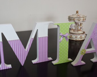 Decorated letters | Etsy