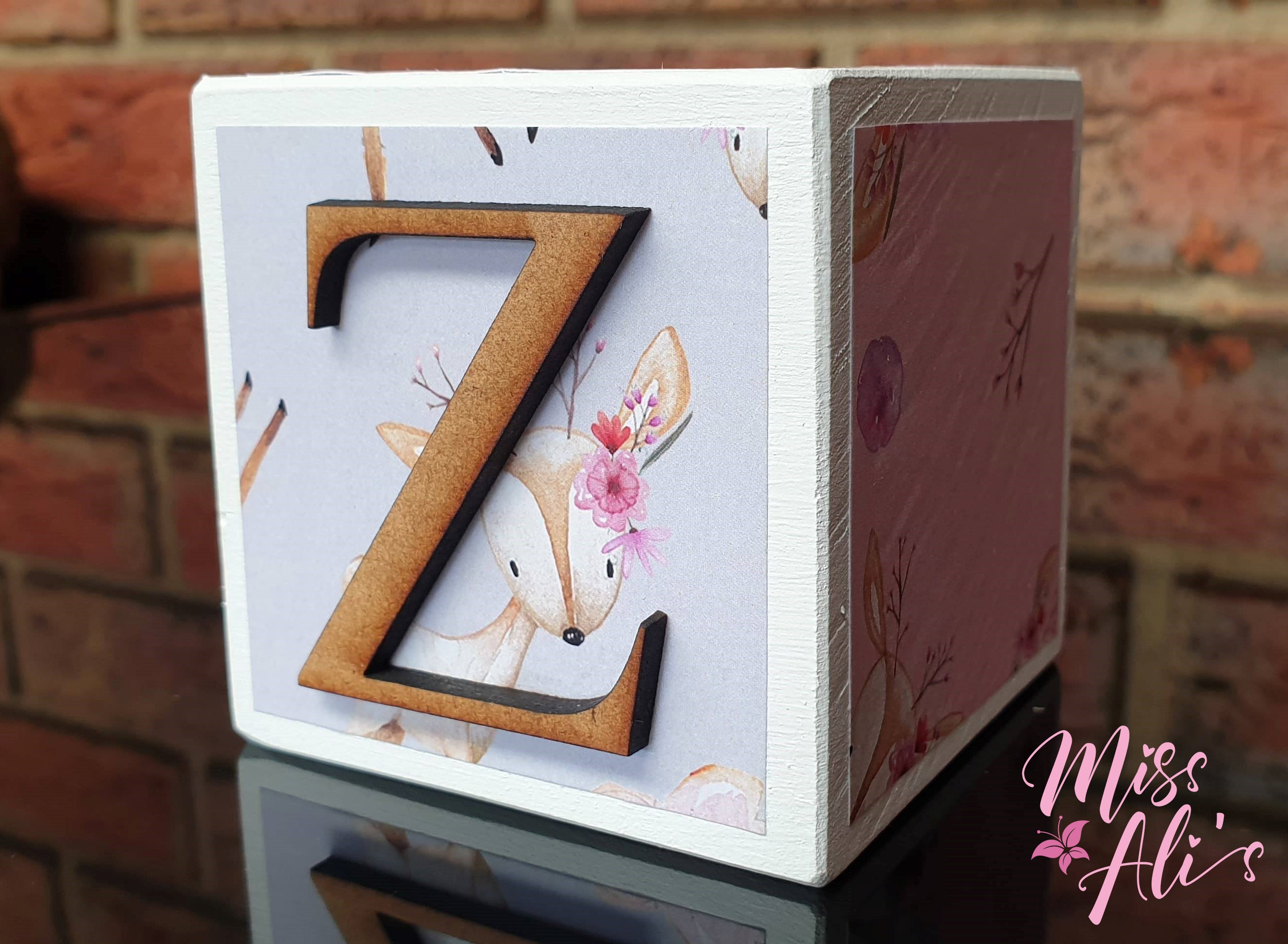 Personalised Wooden Name Blocks WOODLAND Baby Name Blocks - Etsy