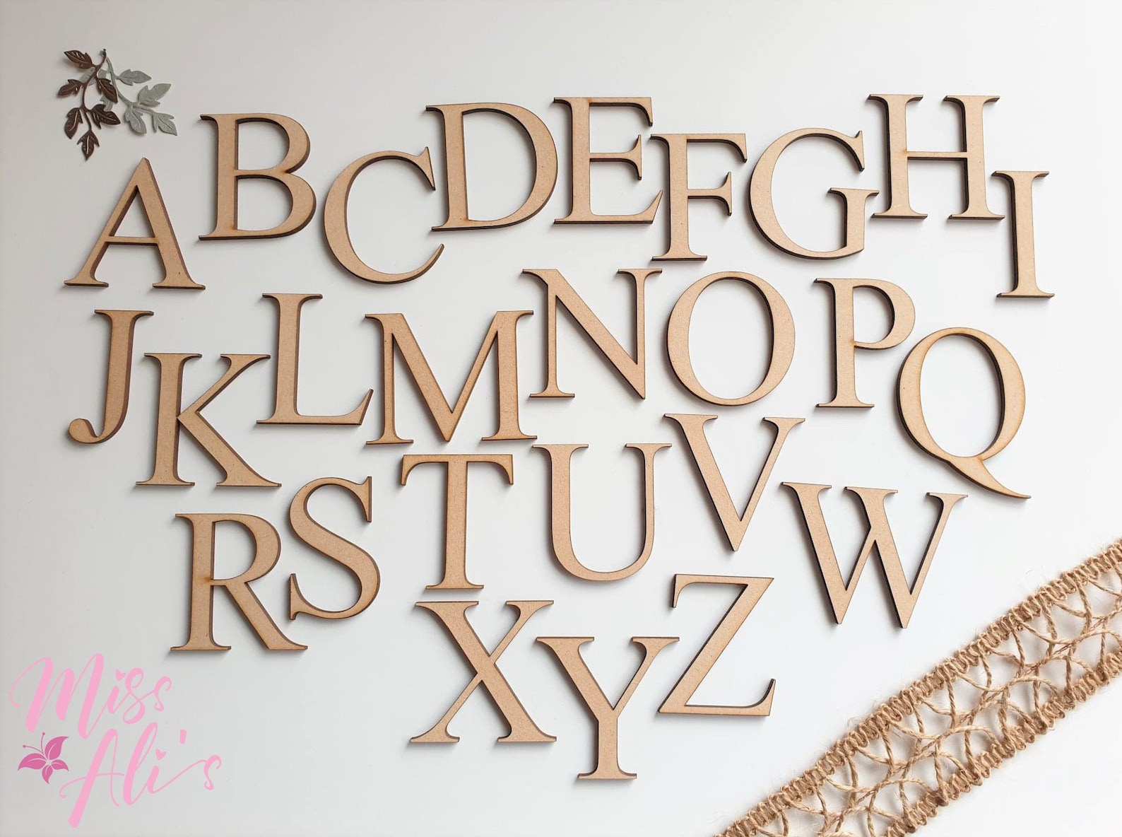 MDF Wooden Letters Laser Cut MDF 3MM 5cm 7.5cm 10cm Wood Letters Times ...