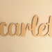 MDF Wooden Name Laser Cut MDF 3MM Wood Name DIY Name - Etsy