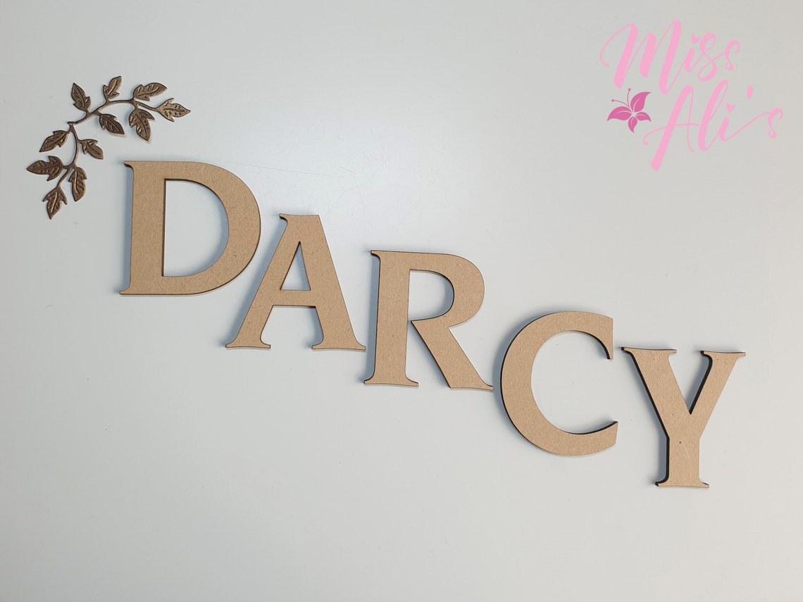 MDF Wooden Letters Laser Cut MDF 3MM 5cm 7.5cm 10cm Wood - Etsy Australia
