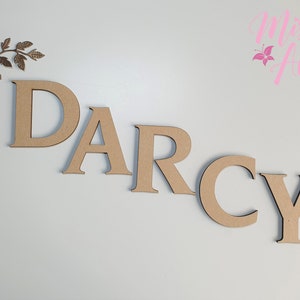 MDF Wooden Letters Laser Cut MDF 3MM 5cm 7.5cm 10cm Wood | Etsy