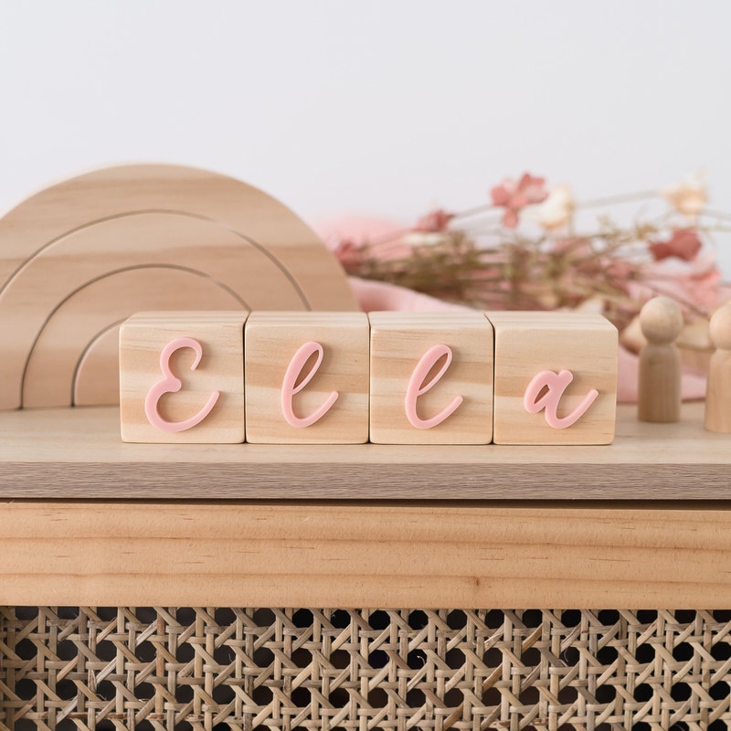 Baby Name Blocks - Etsy