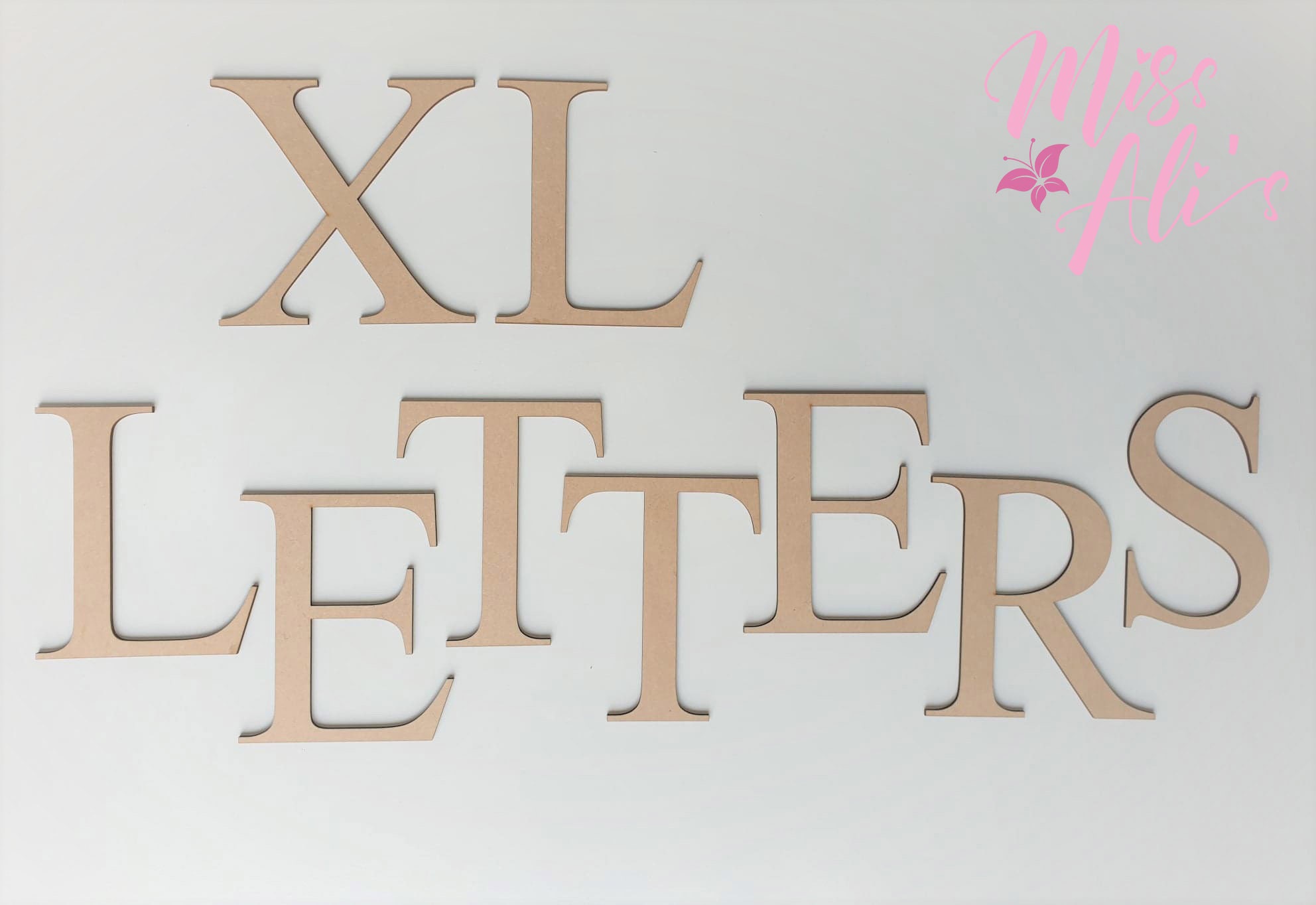 MDF Wooden Letters Large Letters Laser Cut MDF 3MM 12cm - Etsy Australia