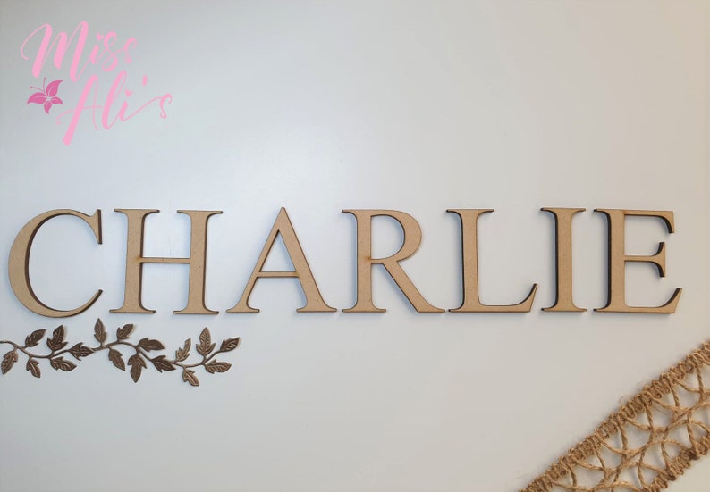 MDF Wooden Letters Laser Cut MDF 3MM 5cm 7.5cm 10cm Wood - Etsy