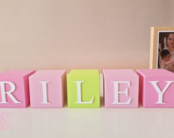 Baby Name Blocks | Etsy