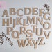 MDF Wooden Letters | Laser Cut MDF 3MM | 5cm 7.5cm 10cm Wood Letters ...