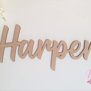 MDF Wooden Name | Laser Cut MDF 3MM | Wood Name | DIY Name | Raw Mdf ...