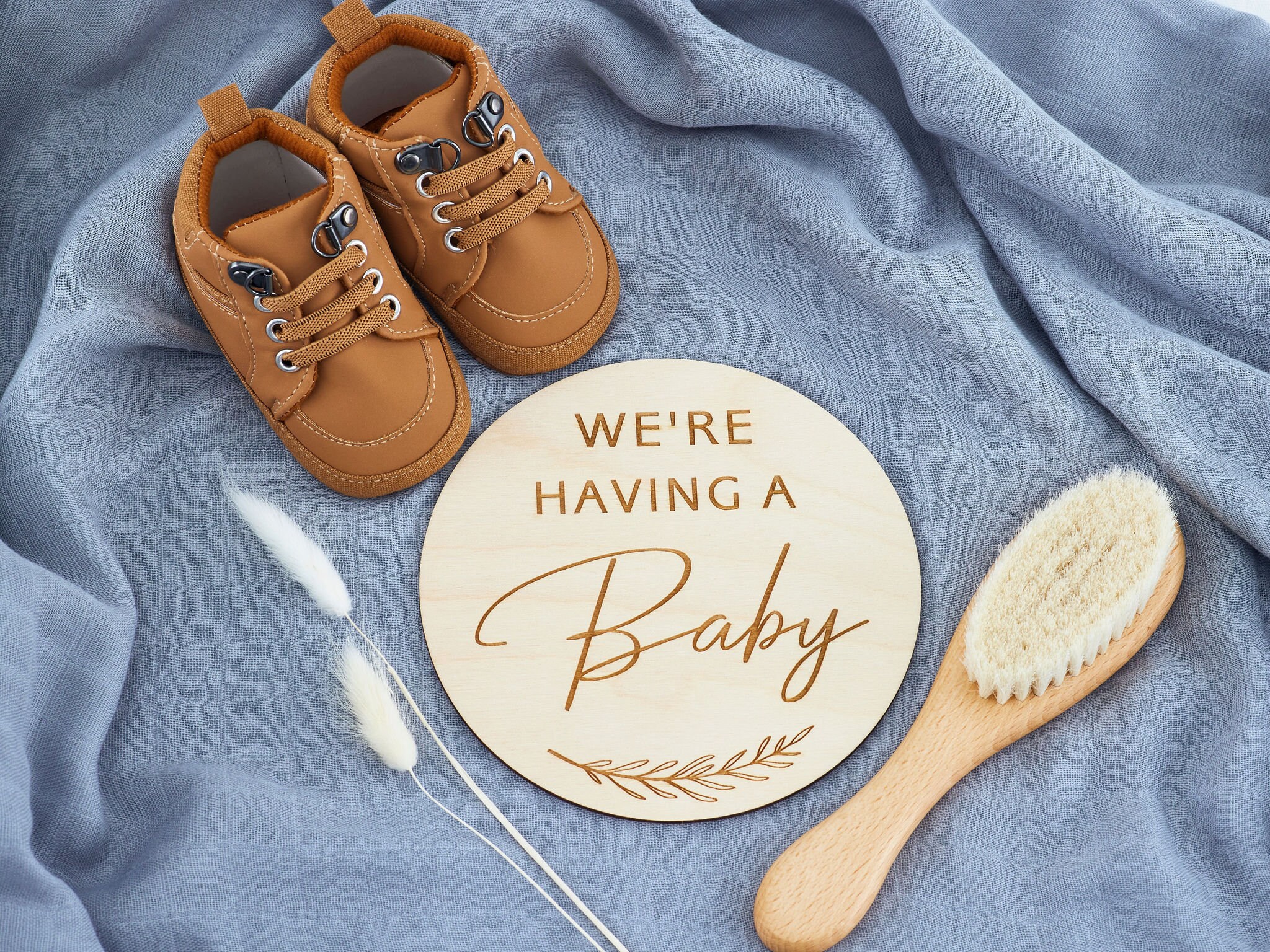 We're Having A Baby Sign Pregnancy Announcement Wooden - Etsy